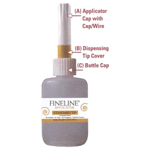 FINELINE APPLICATORS - Applicator Tube - Oval - 37ML - 0.5MM (20G)